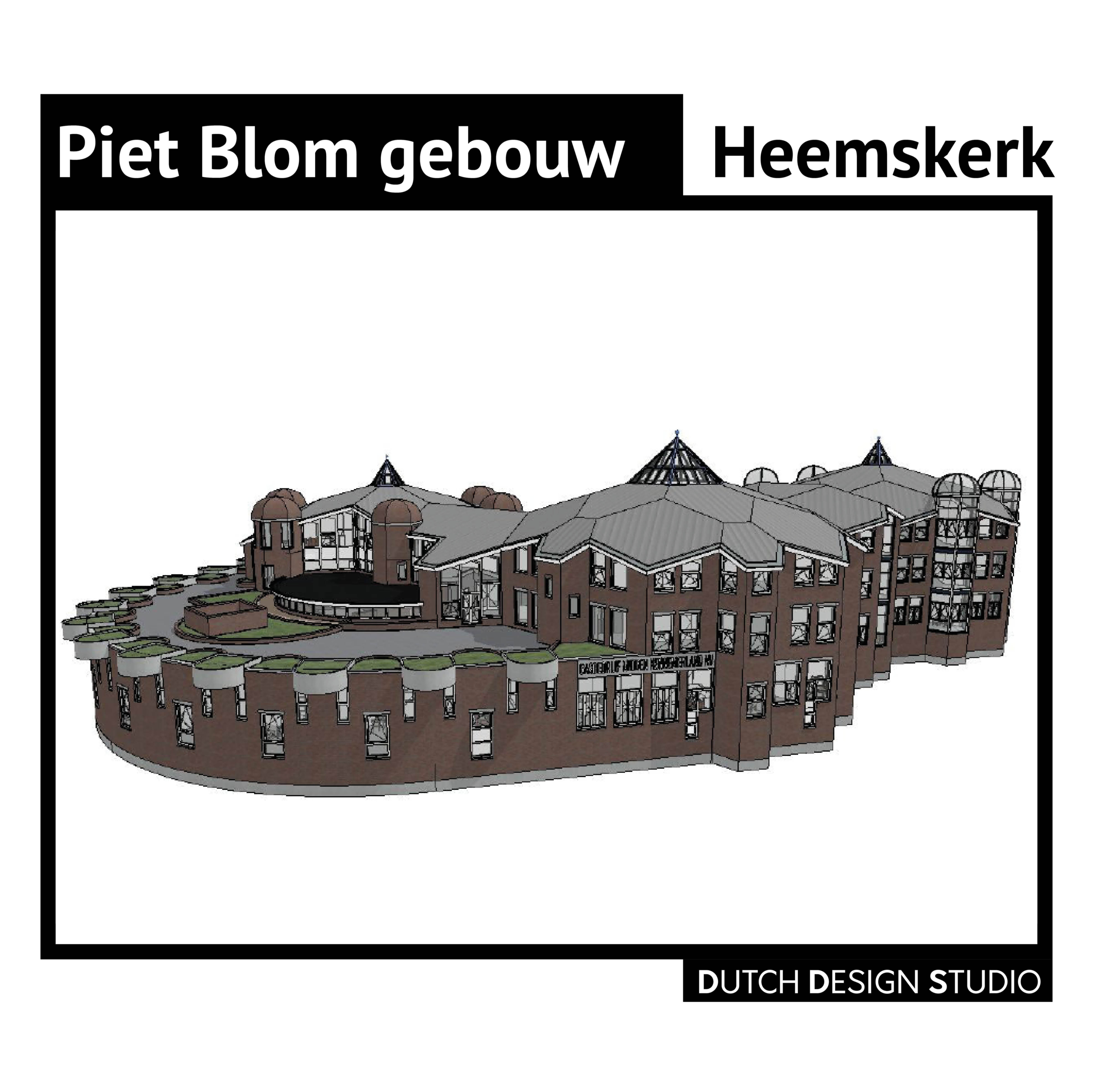 Piet Blom gebouw Heemskerk - Dutch Design Studio